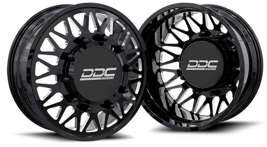 DDC | Dually Wheels The Mesh Forged 20x8.25 8x200 Black / Mill 05-25 F ...