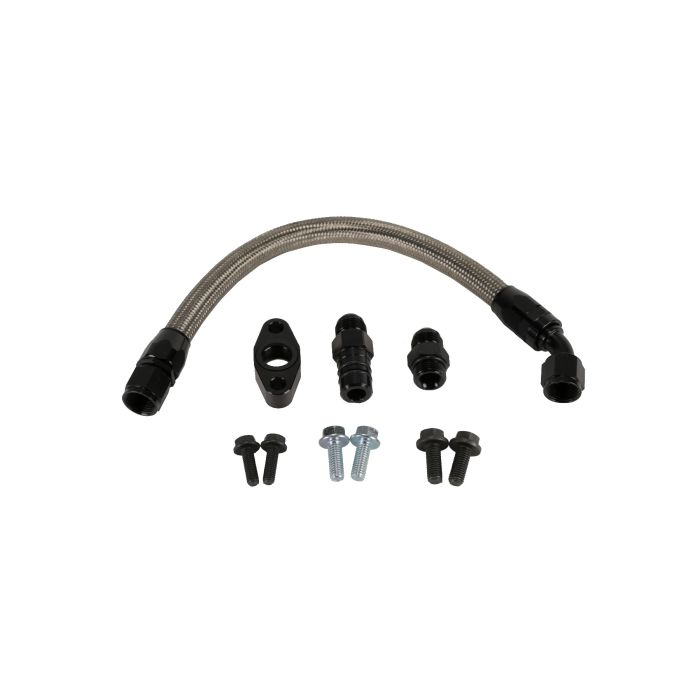 Fleece | Universal Cummins Turbo Drain Tube Kit - Use With S300 / S400 ...