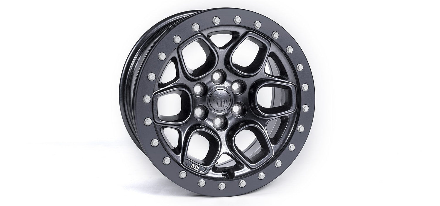 AEV Conversions | Toyota 6 Lug Crestone Dualsport Wheel - Matte Black ...